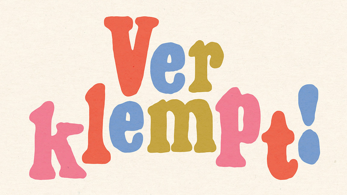 Jewish Art: "Verklempt" Art Print & Framed Nursery Kid Room – Mamaleh